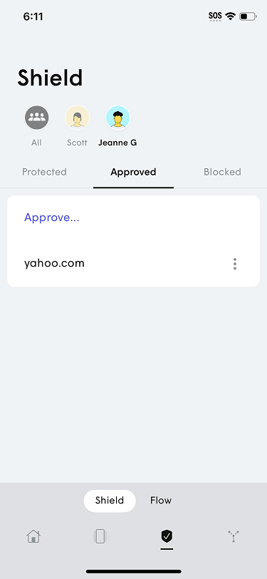 Viewing Shield security events