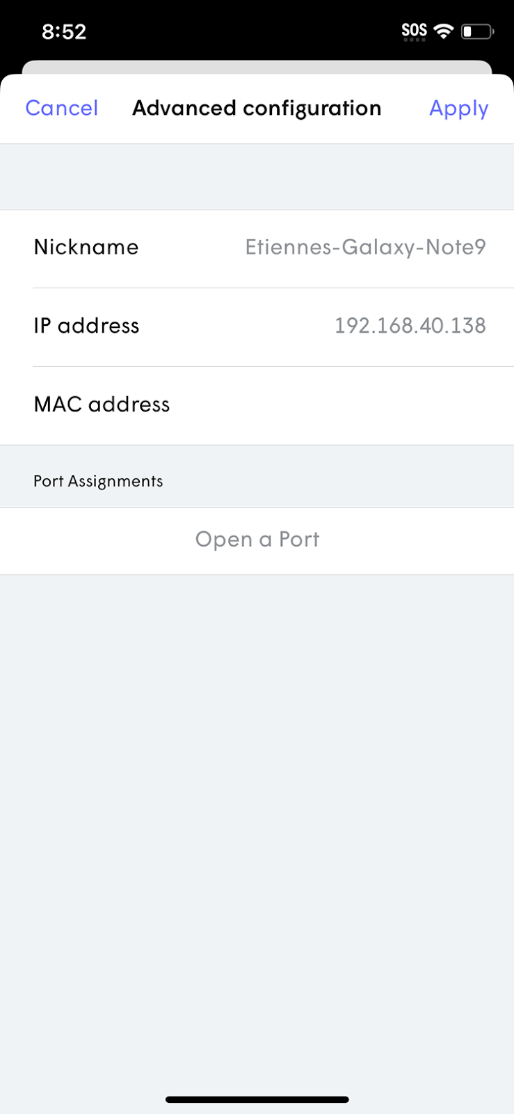WorkPass router settings